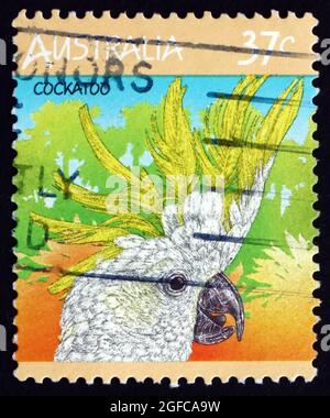 AUSTRALIA - CIRCA 1987: A Stamp printed in AUSTRALIA shows the Bionic ...