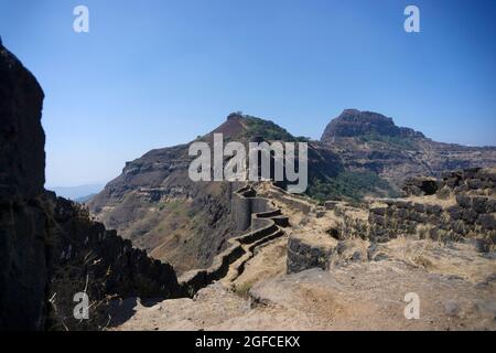 The historic Raigad Fort in Maharashtra, India Stock Photo - Alamy