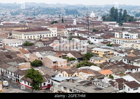 Aerial view of Popayan, Colombia Stock Photo - Alamy