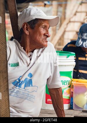 Iquitos, Peru - December 2019: Portrait of an older peruvian man ...