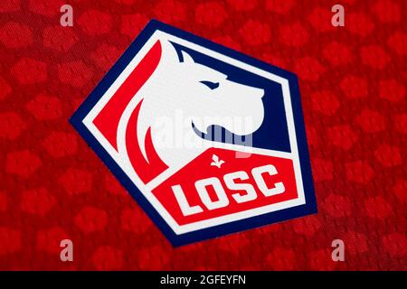 Close up of Lille OSC kit 2020/21 Stock Photo - Alamy