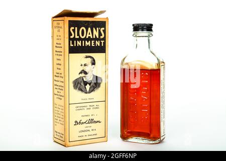 Vintage Sloan's Liniment muscle pain remedy ointment used to treat ...
