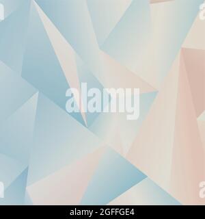 Abstract blue gradient triangles of different sizes - Vector illustration Stock Vector Image ...