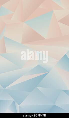 Abstract blue gradient triangles of different sizes - Vector ...