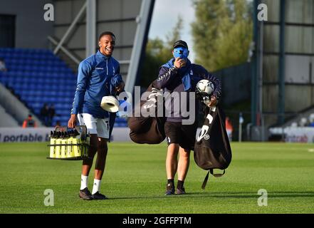 OLDHAM, UK. AUGUST 24TH Dean Pickering during the Carabao Cup match ...