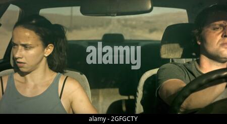 MIRANDA VEIL, from left: Amanda Barrett, Zach Steffey, 2020. © Indican ...