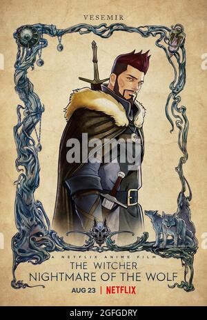 THE WITCHER: NIGHTMARE OF THE WOLF, US character poster, top ...