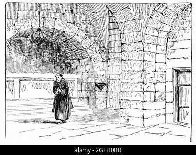 Jesus Christ chained to a Roman soldier Stock Photo - Alamy