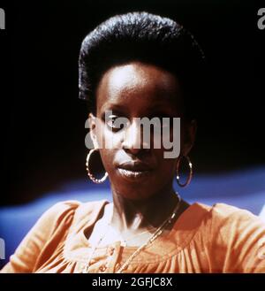 Madeline Bell, amerikanische Soul-Sängerin, bei einem Auftritt circa ...