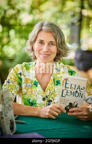 Author and historian, Tessa Boase in Fletcher Moss Park, Didsbury Stock ...