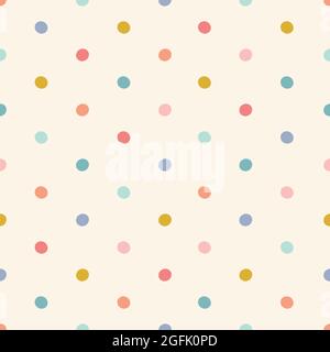 Confetti colourful background. Dot pattern. Vector illustration. Abstract bright colored dotted ...