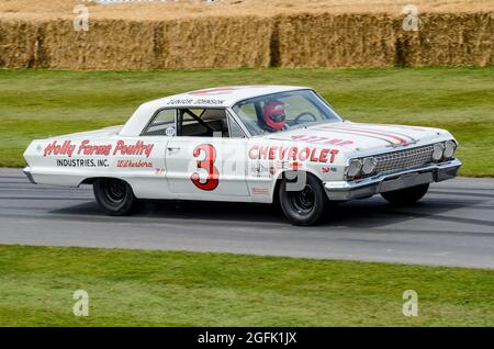 Junior Johnson 1963 Chevrolet Impala SS Mystery Motor car at Wilksboro ...