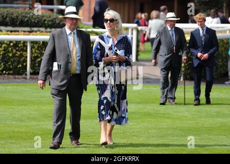 TIM EASTERBY, WIFE, EBOR FESTIVAL 2021 YORK RACECOURSE, 2021 Stock ...