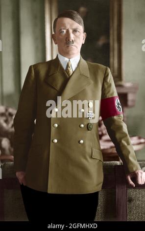 Nazi Party leader Adolf Hitler wearing street clothes Stock Photo - Alamy