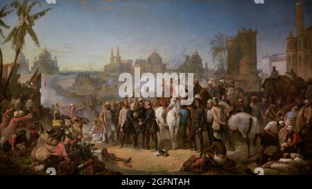 The Relief of Lucknow, 1857 1859 by Thomas Jones Barker Stock Photo - Alamy