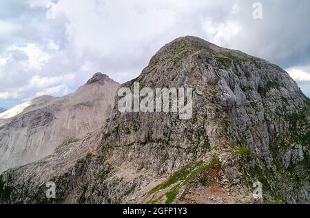 Slovenia, mount Batognica (monte Rosso). The mountain was the field of ...