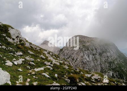 Slovenia, mount Batognica (monte Rosso). The mountain was the field of ...