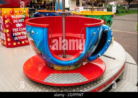 Mobile funfair held every year in Chapel field gardens in Norwich ...