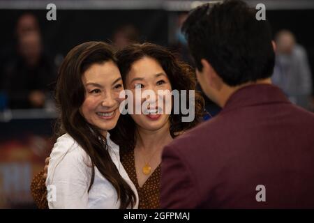 Sandra Oh arriving for the UK premiere of Marvel Studio's Shang-Chi at ...