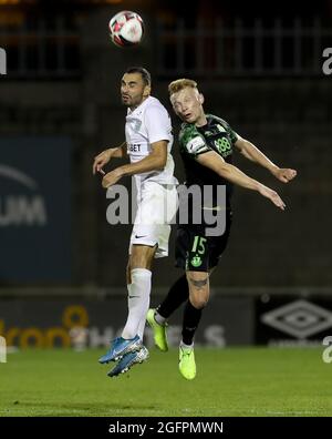 Shamrock Rovers' Liam Scales in action during the UEFA Europa ...