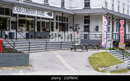 West Virginia, Cass, historic company town, street scene Stock Photo ...