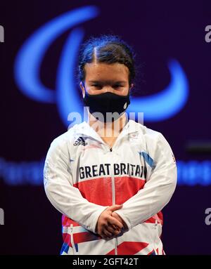 Great Britain's Olivia Broome before the start of the Women's -50 kg ...