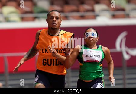 Jhulia Karal dos Santos from Brazil at 400m during athletics at the ...