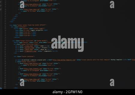 Source Code System PHP Scripting Concept Stock Photo - Alamy