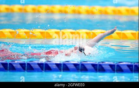 Canada's Danielle Dorris competes in the Women's 200 metres Individual ...