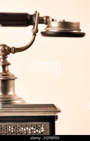 old telephone of the year 1900 Stock Photo - Alamy
