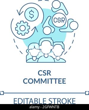 CSR committee concept icon Stock Vector Image & Art - Alamy