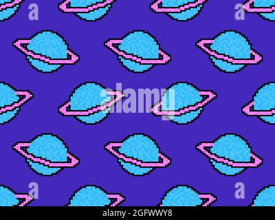 vector pixel art flying object isolated set Stock Vector Image & Art ...