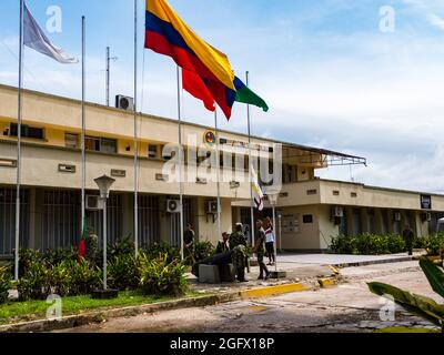 Amazonia. Latin America - Sep 2019: Portrait of a girl from trh Matis ...