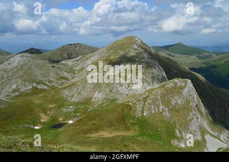 A hiking trail on Zelengora mountain, Bosnia Stock Photo - Alamy