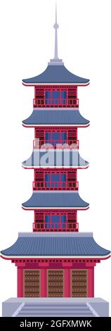 Tokyo tower Japanese nation tradition symbol illustration Stock Vector ...