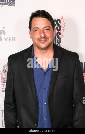 Cy Dodson arrives at the premiere of "The Art of Protest" at TCL ...