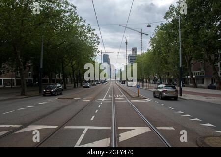 The Beethovenstraat Street At Amsterdam The Netherlands 21-8-2021 Stock ...