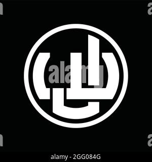 JW Logo monogram with vintage overlapping linked style on white design ...