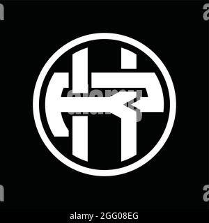 PK Logo monogram with overlapping style vintage design template Stock ...