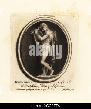 Mercury - In Greek mythology, the god patron of commerce Stock Photo ...