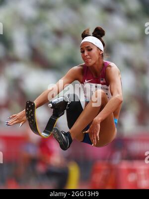 August 28, 2021: Beatriz Hatz from USA at long jump during athletics at ...