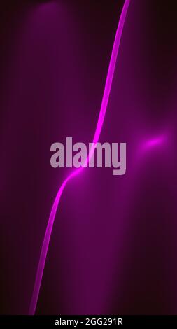 Abstract background 4k pink lilac light dark black neon waves and lines ...