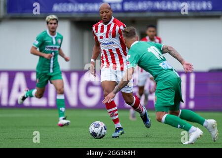 OSS, NETHERLANDS - AUGUST 28: Kay Tejan of TOP Oss during the Dutch ...