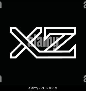 ZX Logo monogram with pillar shape white background design template Stock Vector Image & Art - Alamy