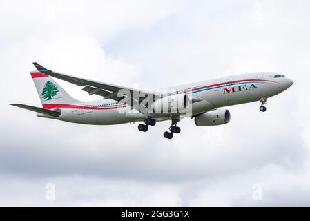 Lebanon Middle East airline arriving at at Murtala Muhammed ...