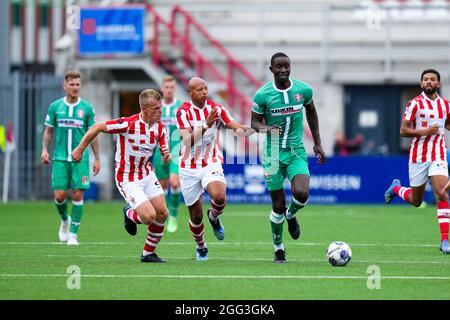 OSS, NETHERLANDS - AUGUST 28: Kay Tejan of TOP Oss during the Dutch ...
