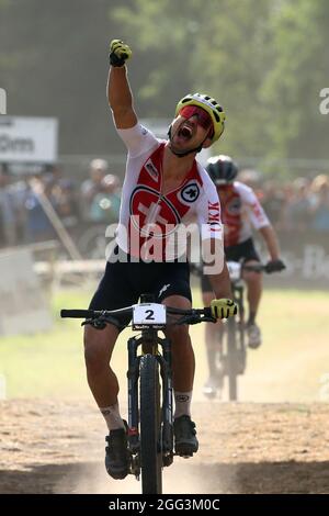 UCI 2021 Mountain Bike Cross Country World Championships in Commezzadura on August 28, 2021 ...