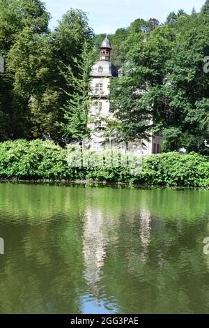 calm Lahn in Bad Ems Stock Photo - Alamy