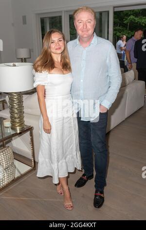 Regina Mukhtarova and David Shusterman attend Bella Magazine's Annual ...