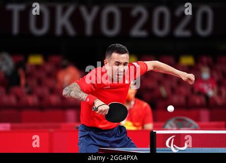 Great Britain's William Bayley competes in the Men's Singles - Class ...